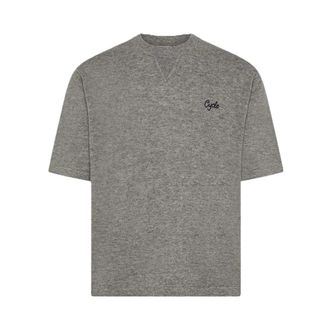 Cycle T-shirt Gino Manches Courtes - Homme - Tops - Gris - Taille: L