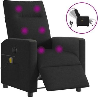 vidaXL vidaXL Massagesessel Elektrisch Schwarz Stoff