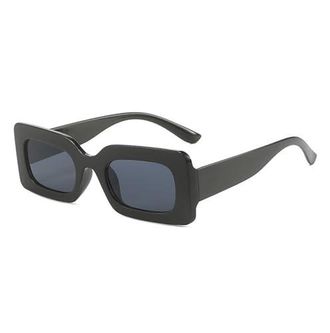 Generic Lunettes De Soleil Carr&eacute;es &Agrave; Petite Monture For Hommes, For Lext&eacute;rieur, Les D&eacute;placements, Vacances(Black)