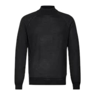 HUGO BOSS Homme, Pulls, Noir, Taille: 2XL Merino Wool Turtleneck H-Barcel
