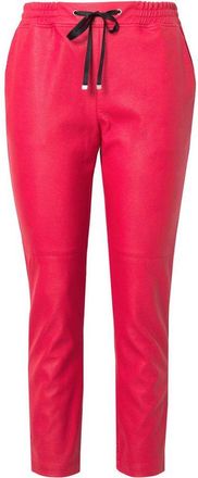 Angel Of Style Schlupfhose Lederoptik-Hose Elastikbund und -saum