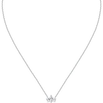 Cleor Collier en argent 925/1000 et zircon