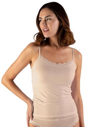 Nina Von C. Damen Tr&auml;gertop Daily & Cosy 16 410 584 0 Gr. 36 in Nude