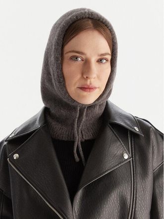 Calvin Klein Kapuzenmütze Emblem Brushed LV04D8068G Grau