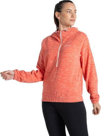 Craghoppers Esk Fleece-Oberteil mit halbem Rei&szlig;verschluss f&uuml;r Damen (Dunkle Koralle)
