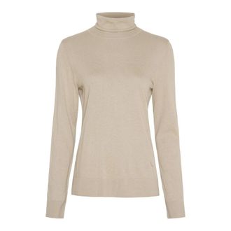 BTF-CPH Btfingrid Rollkragenpullover - - Knitwear - Damen - Beige - 2XL
