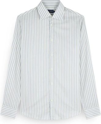 Paul & Shark Homme, Chemises, Bleu, Taille: XL X-Soft Shirt with Striped Pattern