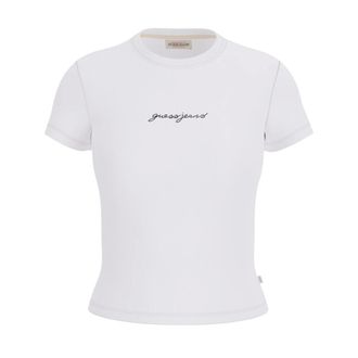 Guess Damen, Oberteile, Wei&szlig;, SGr&ouml;&szlig;e