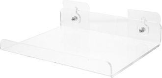 Happyyami Acryl Wandregal Schwebend Transparent 20X15cm mit Wandhalterung und Selbstklebender Befestigung Wandregal f&uuml;r Badezimmer K&uuml;che und Schlafzimmer zur Pl