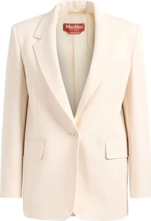Max Mara Femme, Vestes, Beige, Taille: 38 FR Blazer Mstbosco