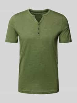 Mc Neal T-Shirt mit kurzer Knopfleiste