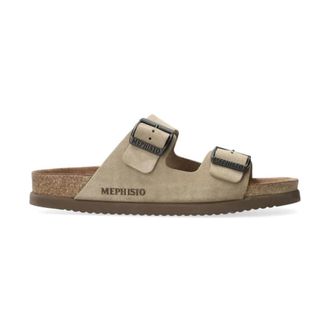 Mephisto Bequeme Nerio Herrensandale - - Shoes - Herren - Grau - 39 EU