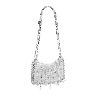 Paco Rabanne Femme, Sacs, Gris, Taille: ONE Size Sac Nano Crystal Resin 1969