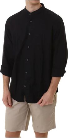 A|X Armani Exchange Homme, Chemises, Noir, Taille: 2XL Chemise &agrave; Col Mao