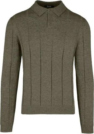 Bomboogie Homme, Tops, Brun, Taille: L Pull &agrave; Col Polo