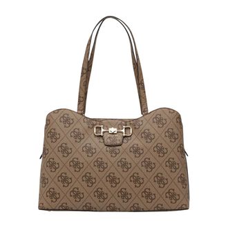 Guess Janie Tote - Femme - Sacs - Brun - Taille: ONE Size