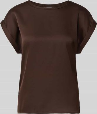 Vila T-Shirt aus Satin mit Rundhalsausschnitt Modell ELLETTE