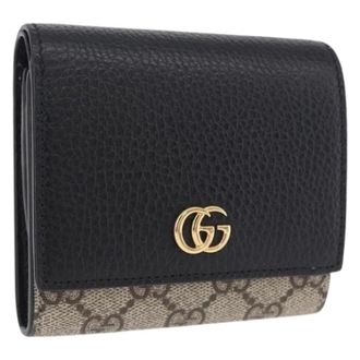 Gucci Portefeuille vintage GG Canvas Pre-owned - Femme - Pre-owned - Noir - Taille: ONE Size