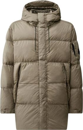 C.P. Company C.p. Company - Long Down Coat - Homme - Vestes - Vert - Taille: S
