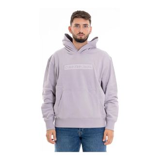 Calvin Klein Jeans Hoodie mit Stickerei f&uuml;r M&auml;nner - - Sweatshirts & Hoodies - Herren - Grau - L