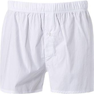 Hanro Herren Boxershort wei&szlig; Reine Baumwolle unifarben