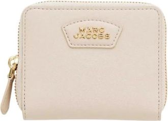 Marc Jacobs Femme, Accessoires, Blanc, Taille: ONE Size Le portefeuille compact fin Everyday