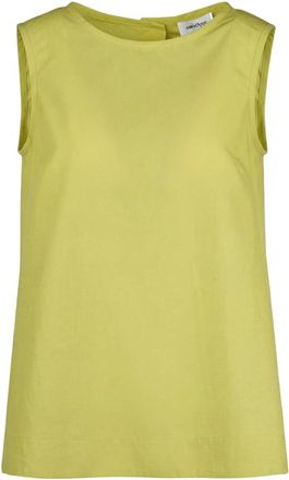 ottod'Ame Femme, Tops, Vert, Taille: 38 FR Top avec boutonnage au dos