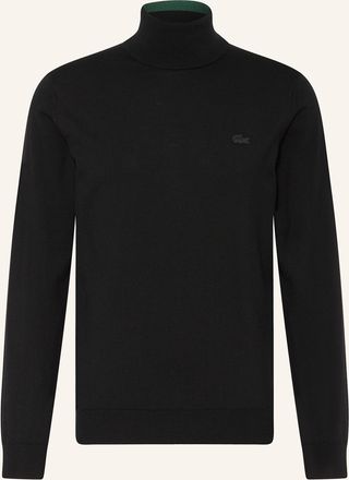 Lacoste Rollkragenpullover schwarz