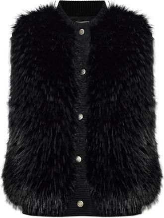 Moncler Woll-Daunenweste - - Jackets - Damen - Schwarzk - XS