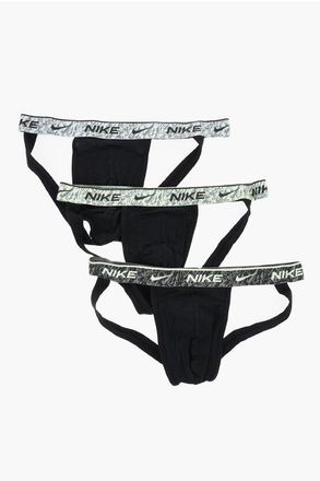 Nike Set of 3 Stretch Cotton Jockstrap with Logoed Elastic Band size Xs