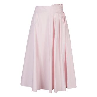 Msgm Msgm, Femme, Jupes, Rose, Taille: 34 FR Jupe Midi Pliss&eacute;e
