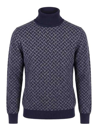 Drumohr Rollkragenpullover - Grau