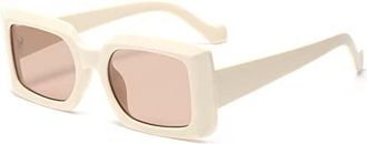 Generic Lunettes De Soleil Conduite For Femme À Petite Monture(Beige)