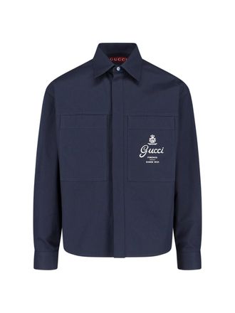 Gucci Cotton Twill Shirt With Print