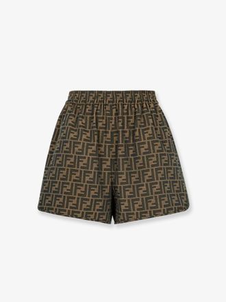 Fendi FF fabric shorts - FENDI - gender_Woman