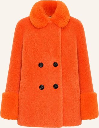 Americandreams Americandreams Wool Coat Short Fiona orange