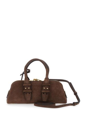 Pinko Womens Handbag Leather Brown Handbags Hand Bags