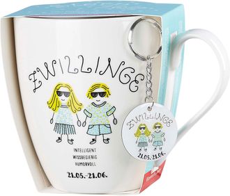 Ritzenhoff & Breker Jumbotasse Astro Sternzeichen Gr&ouml;&szlig;e Jumbotasse 650 ml Zwillinge