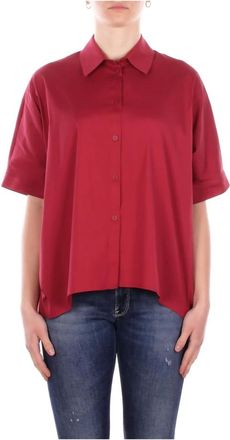 Max Mara Femme, Blouses et Chemises, Rouge, Taille: 40 FR Shirt