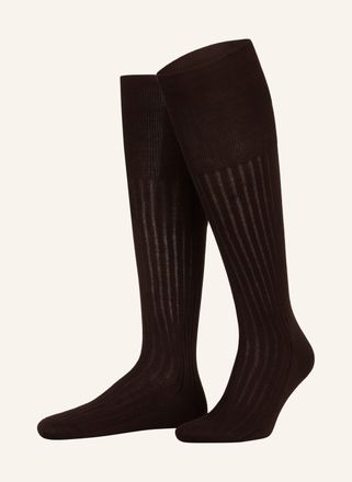 Falke Kniestr&uuml;mpfe Luxury No.13 braun