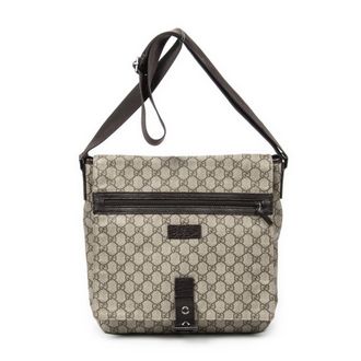 Gucci Crossbody Bags - Buckle Flap Messenger - Gr. unisize - in Braun - f&uuml;r Damen