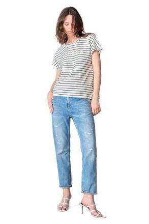 Le Temps Des Cerises T-shirt Lilas &agrave; rayures