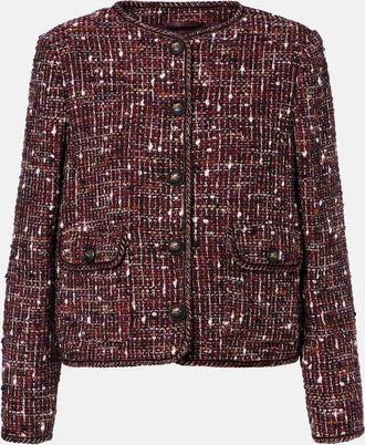 Etro Cropped-Jacke aus Boucl&eacute;