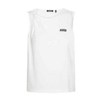 Rotate Rotate Birger Christensen, Femme, Tops, Blanc, Taille: 38 FR Jersey Tank Top