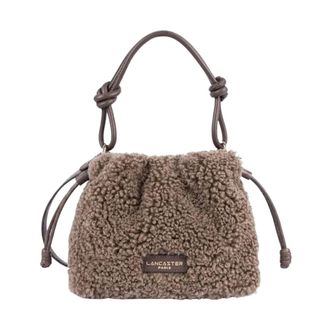 Lancaster Petit sac bandouli&egrave;re Moumoute - Femme - Sacs - Brun - Taille: ONE Size