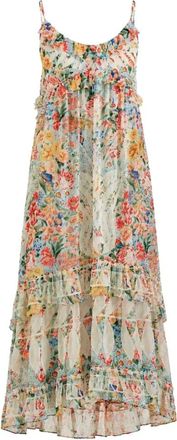 Farm Rio Farm Rio, Femme, Robes, Multicolore, Taille: 36 FR Robe Midi Rendeira