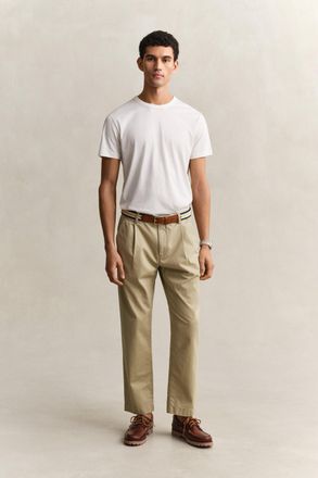GANT Herren Regular Fit Chinohose aus Baumwolltwill (42) WOODY BEIGE