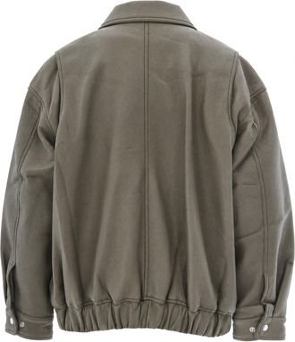 A Gold E Bomber Jacket - Green