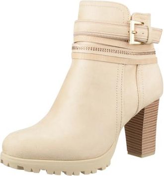 Elara Bottines Femmes Bottes à Cheville Chunkyrayan 2018 C292-1-Beige-37