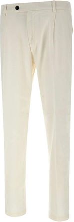 Eleventy Homme, Pantalons, Blanc, Taille: W32 Slim-fit Pantalons